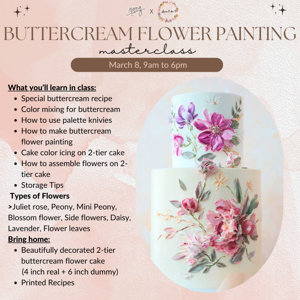 International Masterclass by Lucia Cake Korea: Korean Flower Cakes ...